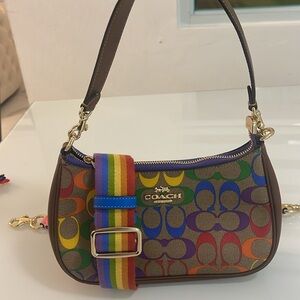 Coach | Bags | Coach Rainbow Signature Canvas | Poshmark